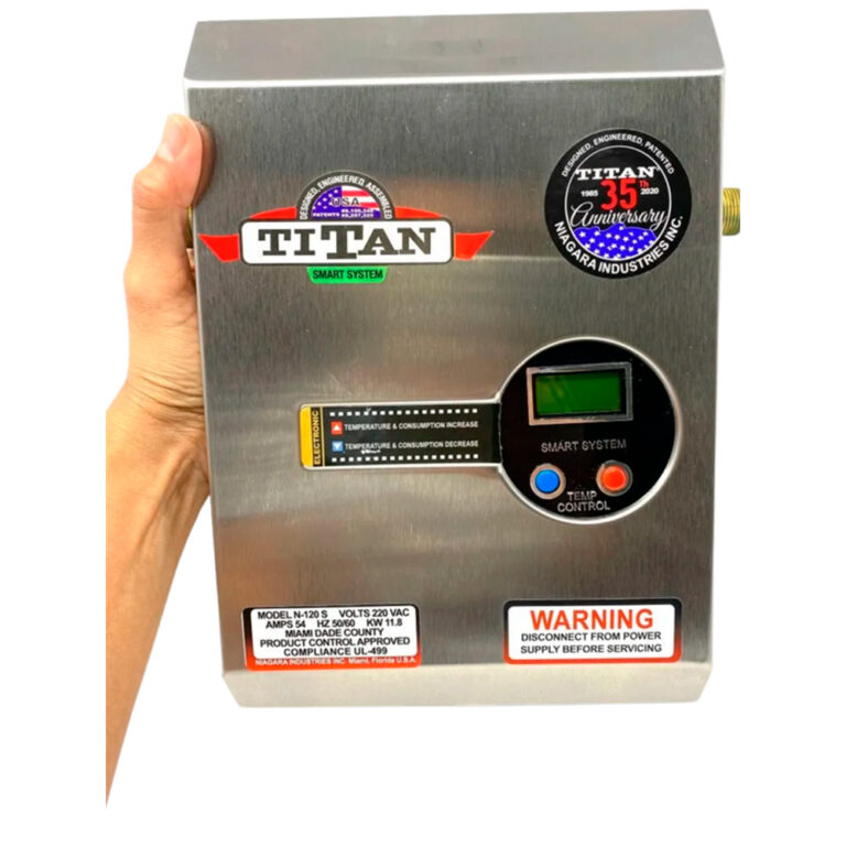 TITAN Tankless Water Heater N-120S SCR-2 Digital. 11.8 Kw. 54 Amp. 4 ...